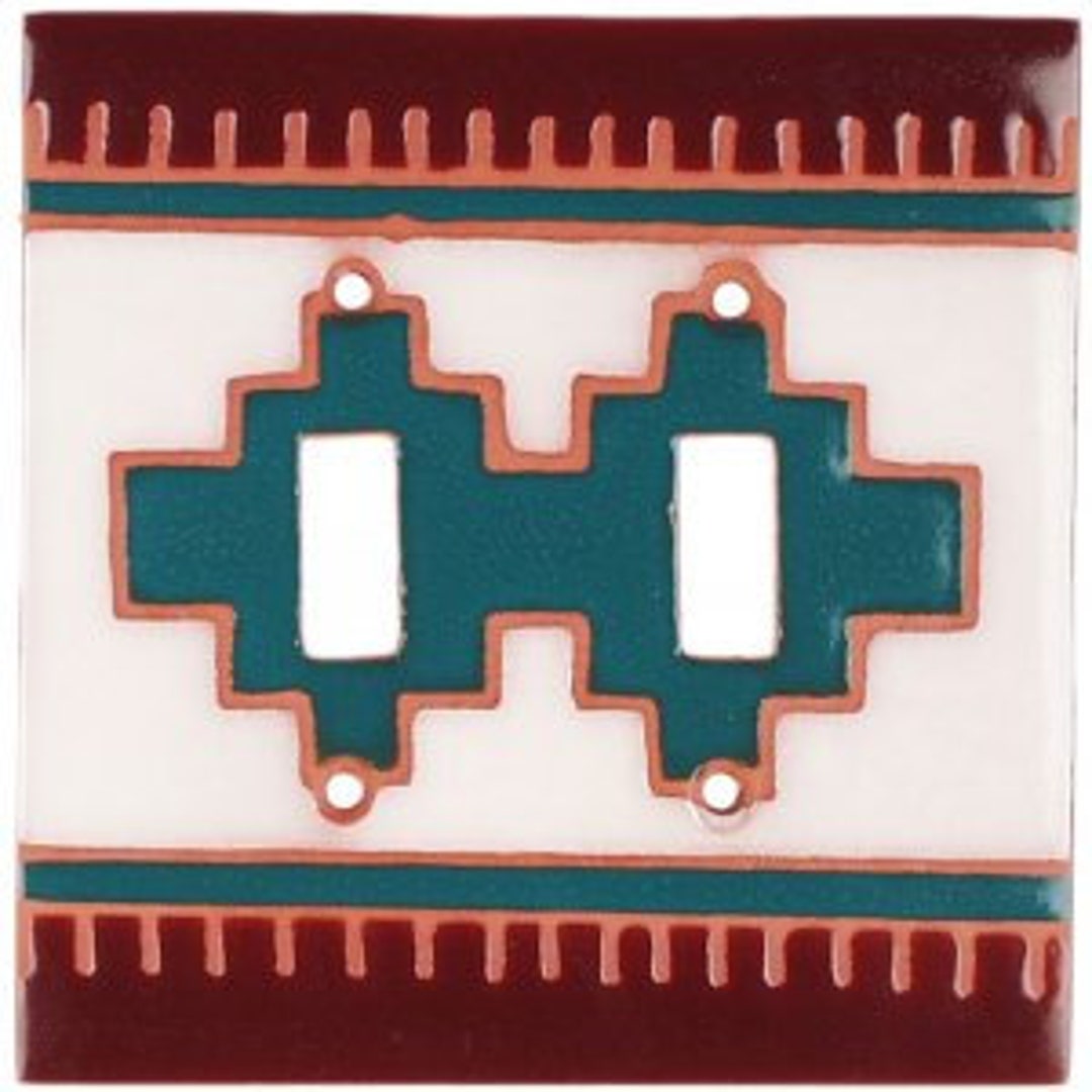 Light Switch Coverings Painted, Blanket Design, Single Toggle, Plug ...