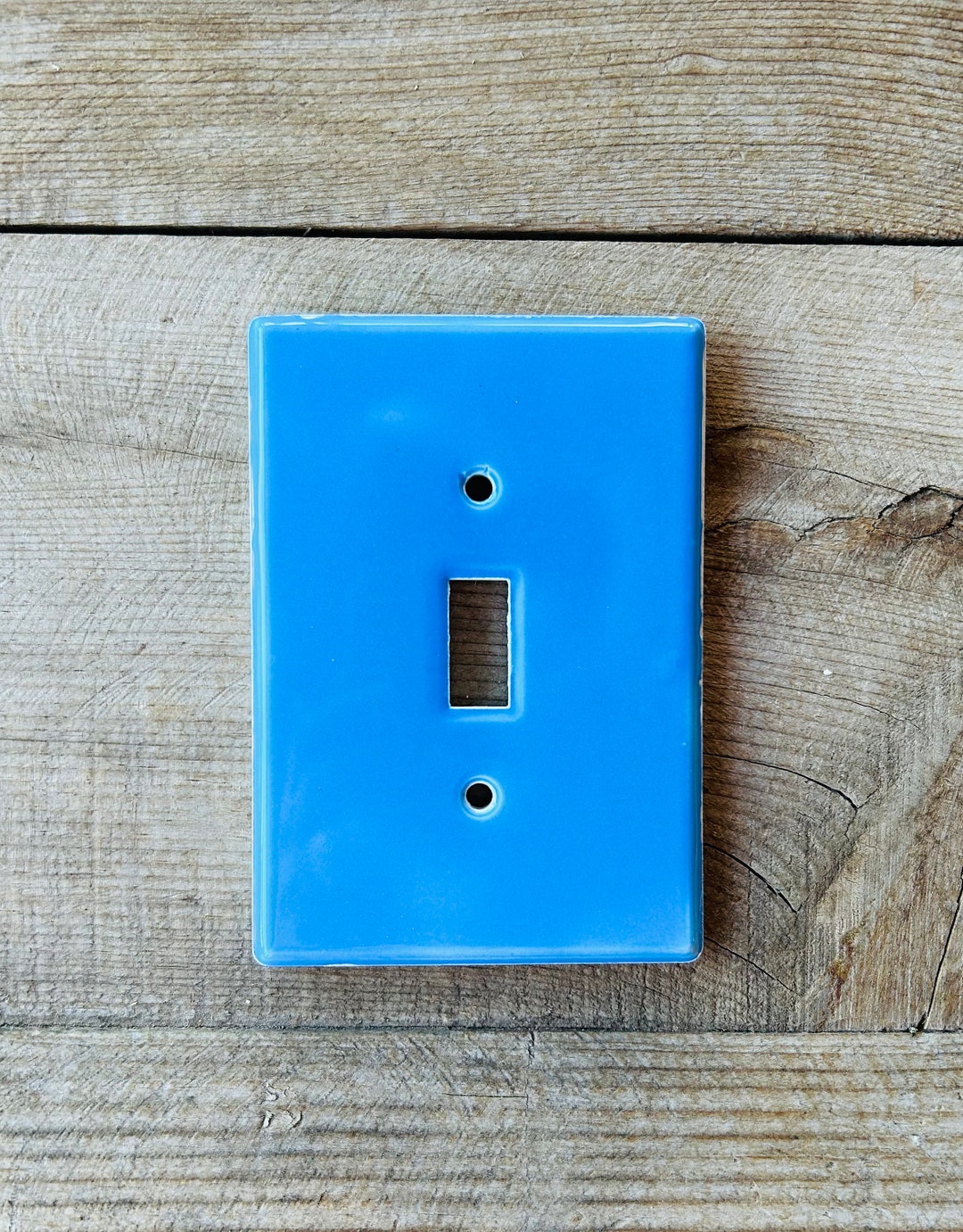 Blue, Light Blue Solid Color, Light Switch Cover, Single Toggle, Single ...