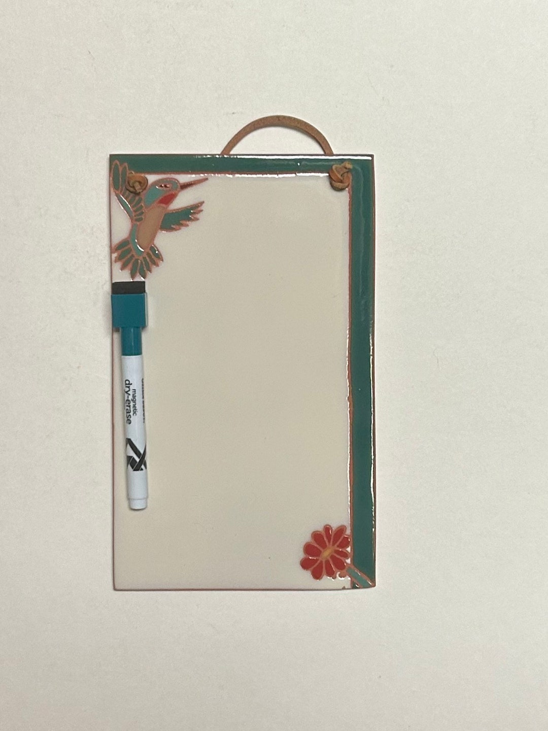 Dry Erase Message Board, Desk Accessory, Note Board, Hummingbird, Red ...