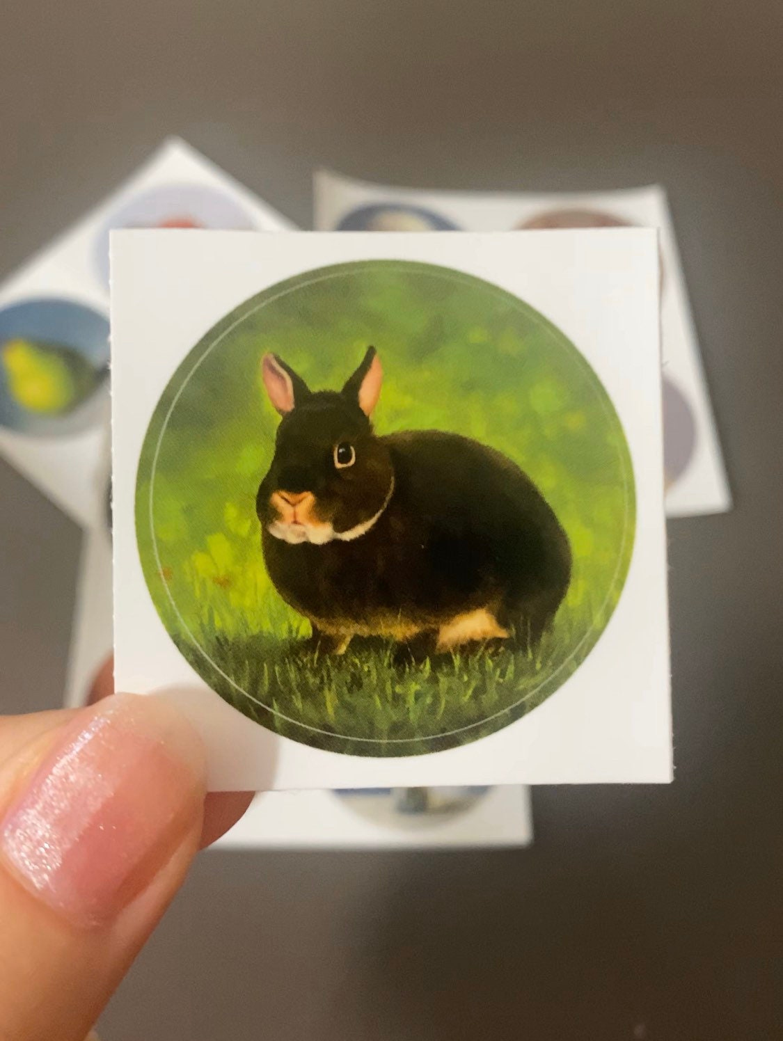Bunny Stickers. Realistic Animal Stickers. Art Stickers. | Etsy