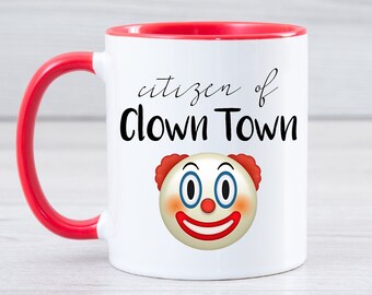 Clown Mug | Etsy