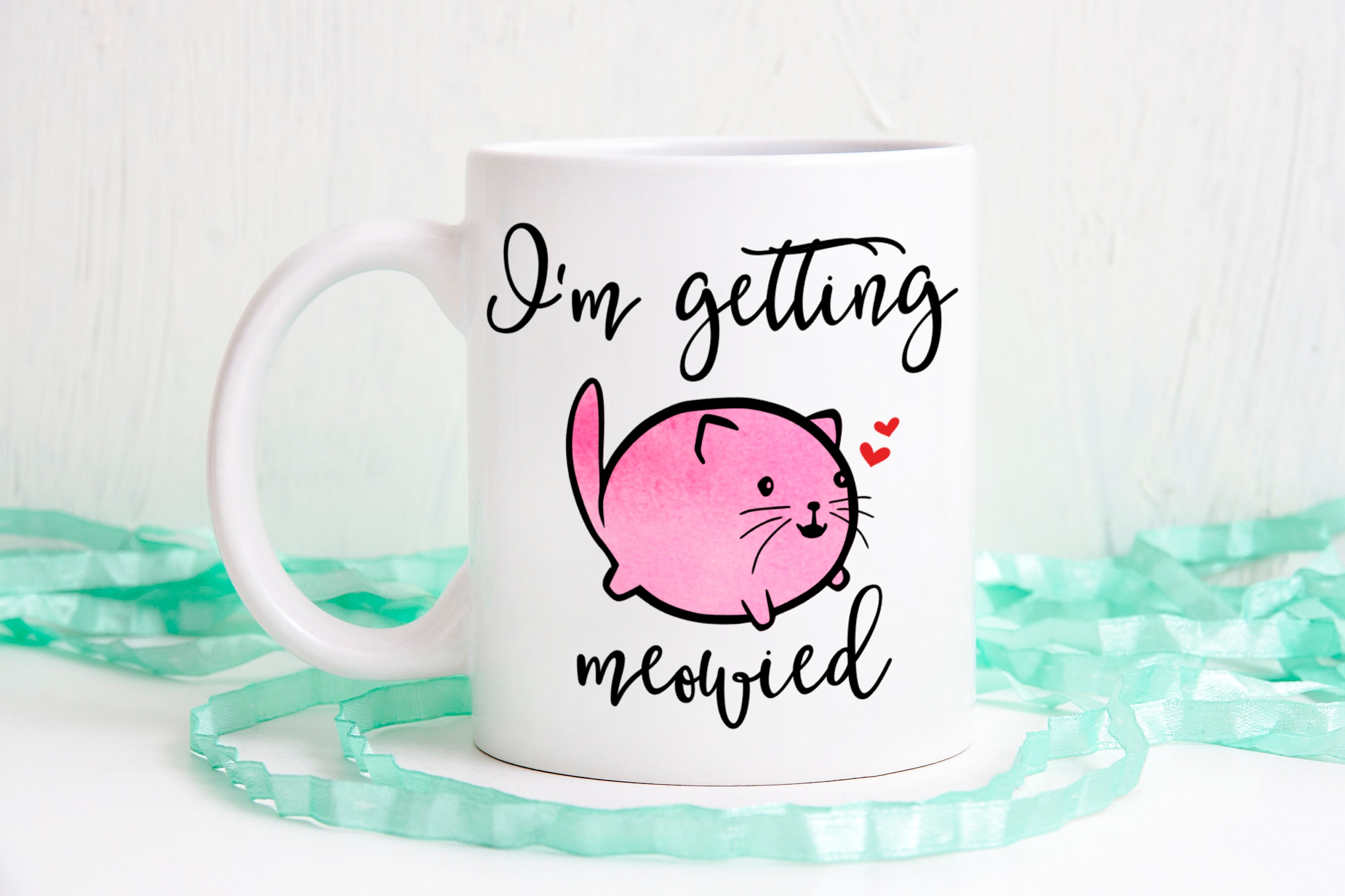 I'm Getting Meowied, Engagement Mug, Engagement, Engaged Mug ...