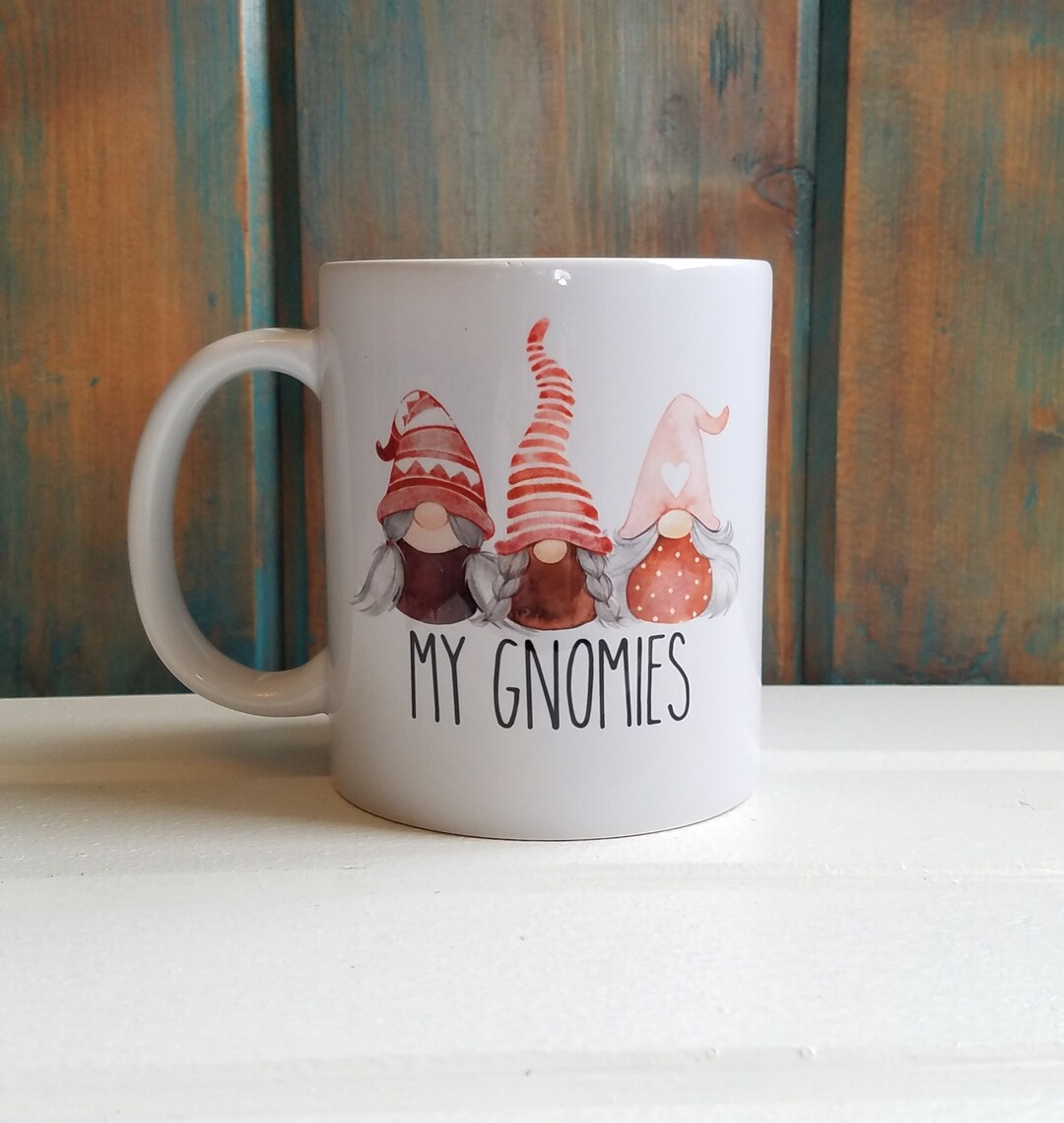 My Gnomies Mug, Pick Your Gnomes, Custom Gnomes, Dishwasher Safe - Etsy