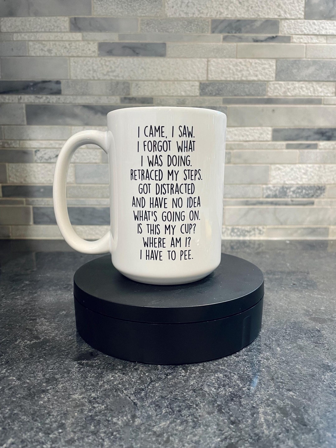 ADHD Mug: Funny Distracted Quote Coffee Cup - Etsy