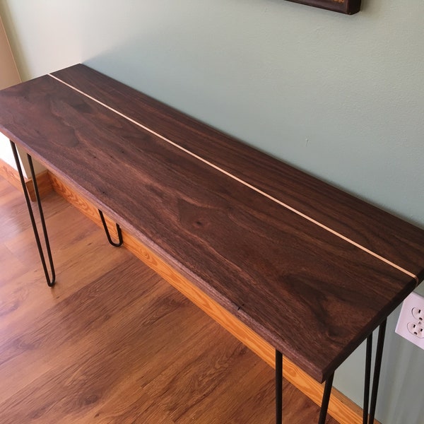 Wood Console Table - Etsy