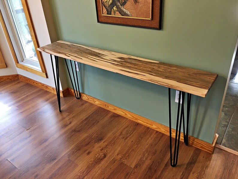 Custom Ambrosia Maple Console Table Ambrosia Maple Hall - Etsy