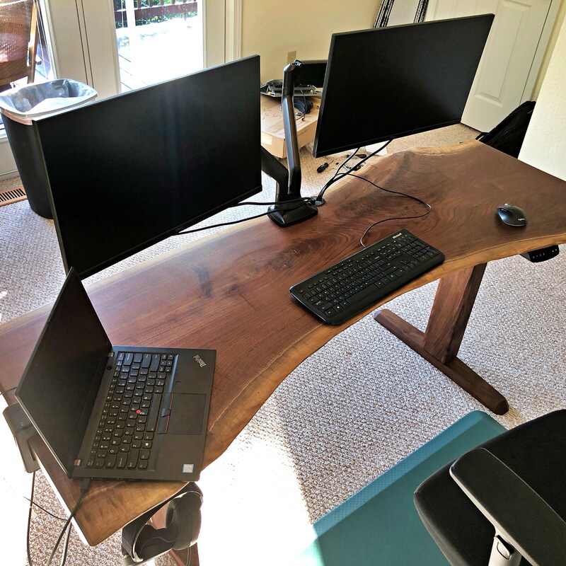 Live Edge Desk - Etsy