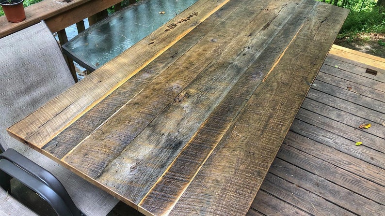 Appalachian Barnwood Dining Table, Rustic Dining Table, Industrial ...