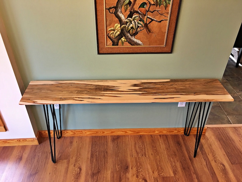 Custom Ambrosia Maple Console Table Ambrosia Maple Hall - Etsy