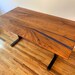 Custom Cherry Desk With Deep Blue Highlights and Electric Base - Etsy