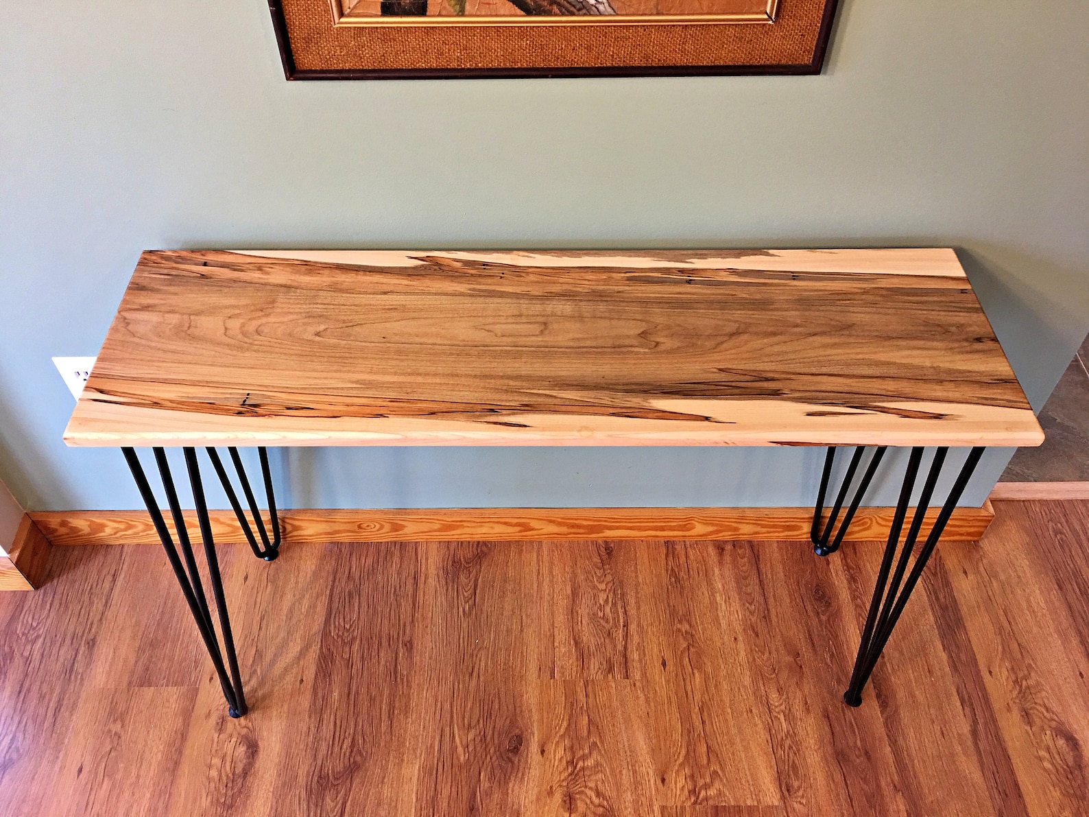 Custom Ambrosia Maple Console Table Ambrosia Maple Hall - Etsy