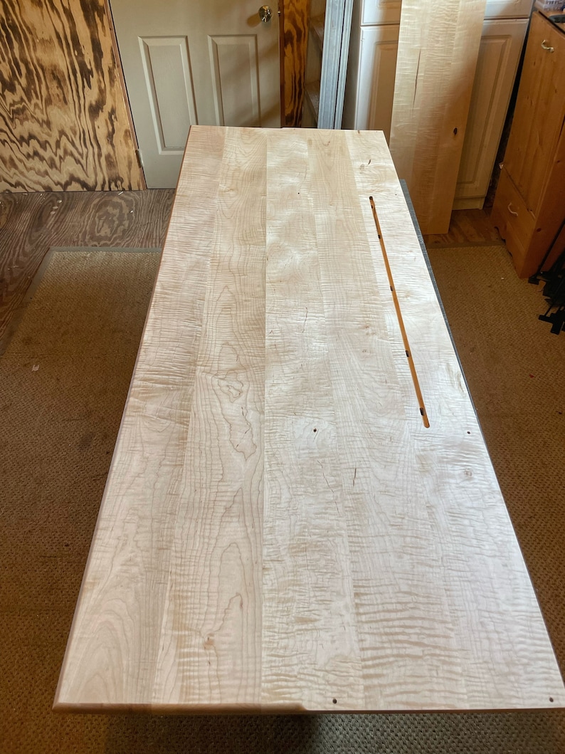 Custom Curly Maple Music Studio Desk, Recording Desk, Executive Desk ...