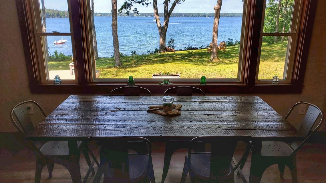 Appalachian Barnwood Dining Table, Rustic Dining Table, Industrial ...