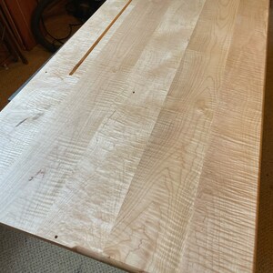 Custom Curly Maple Music Studio Desk, Recording Desk, Executive Desk ...