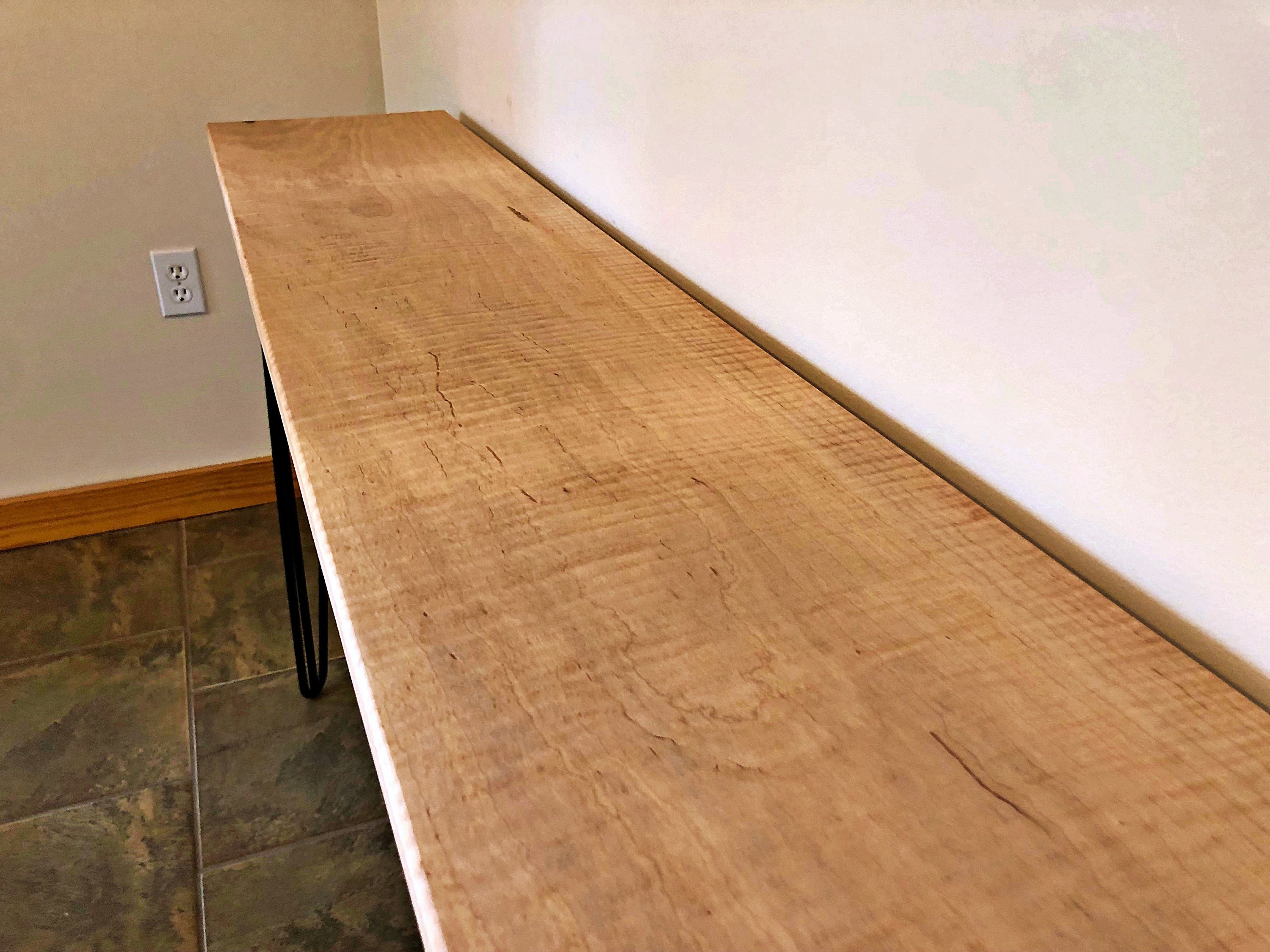 Home & Living Modern Hall Table Console Table Side Table Unique Wood ...