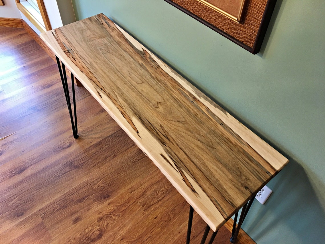Custom Ambrosia Maple Console Table Ambrosia Maple Hall - Etsy