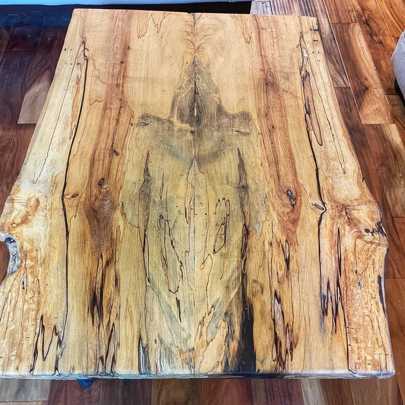 Bookmatched Table - Etsy