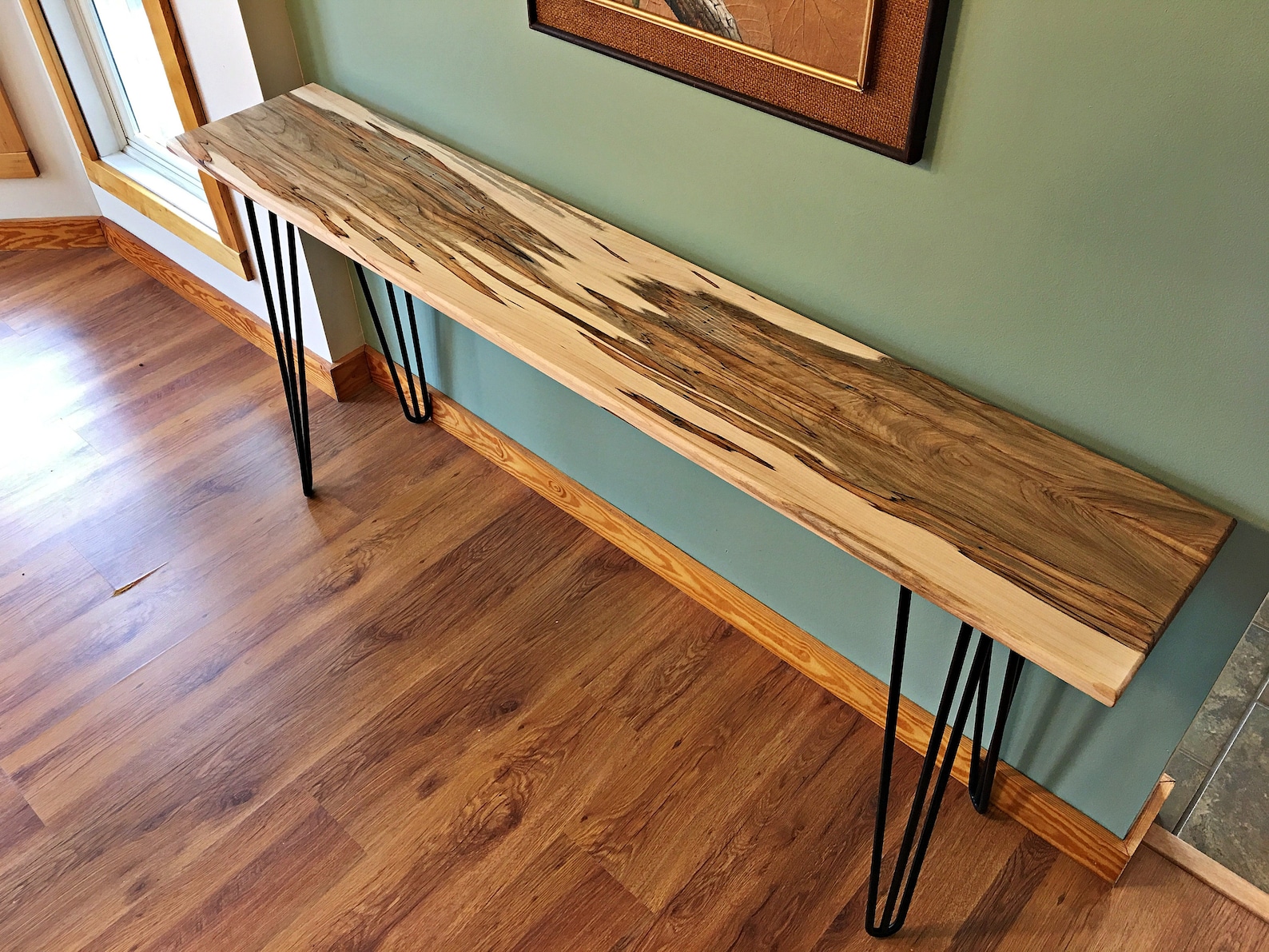 Custom Ambrosia Maple Console Table Ambrosia Maple Hall - Etsy