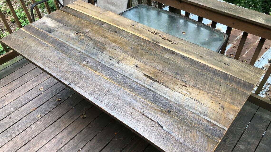 Appalachian Barnwood Dining Table, Rustic Dining Table, Industrial ...