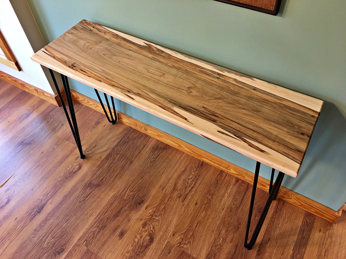 Custom Ambrosia Maple Console Table Ambrosia Maple Hall - Etsy