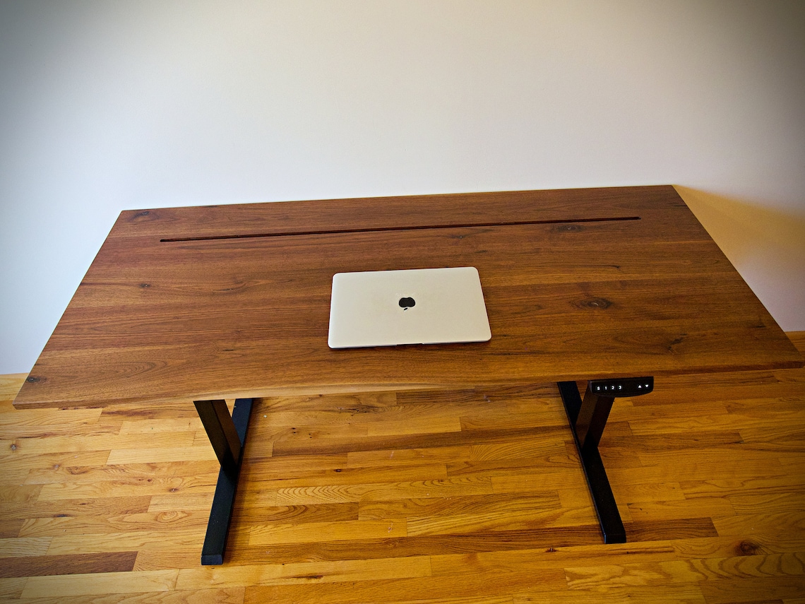 Appalachian Black Walnut Electric Adjustable Standing Smart | Etsy