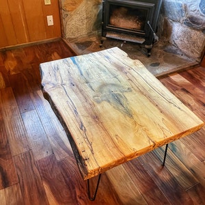 Bookmatched Spalted Maple Coffee Table - Etsy