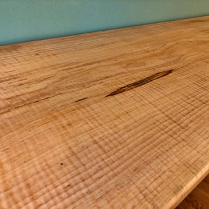 Appalachian Curly Maple Desk, Unique Wood Desk, Unique Hall Table ...