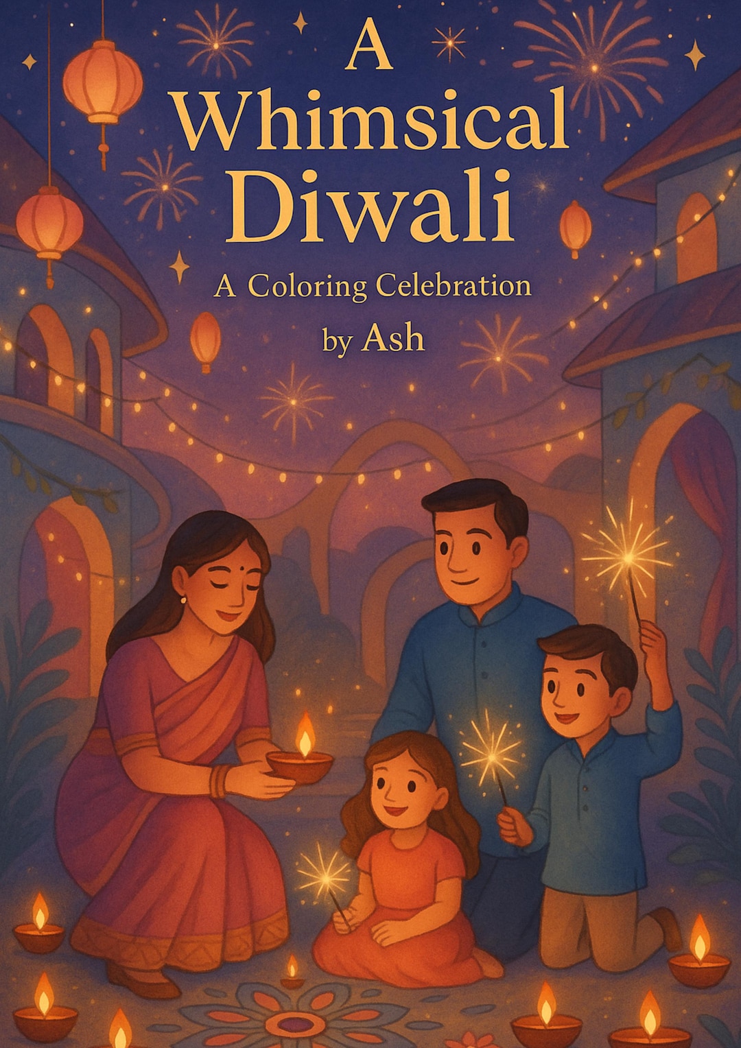 The Creative Ritual: Diwali Colouring Pages | 6 Festive Mindful Prints ...