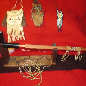 Native American Black Pipestone Peace Pipe Plains Sacred 24” Steatite ...