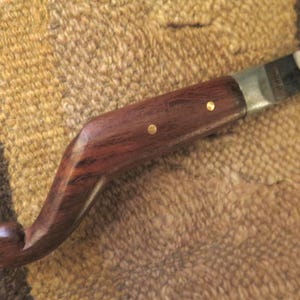 Hand Forged Carbon Steel Crooked Knife - Right Handed Mocotaugan ...