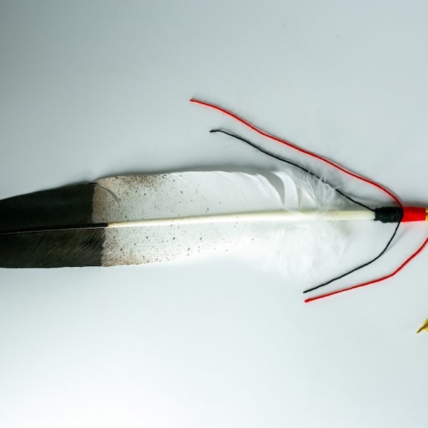 Eagle Feathers With Leather - Etsy