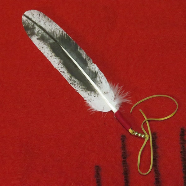 Eagle Feathers With Leather - Etsy