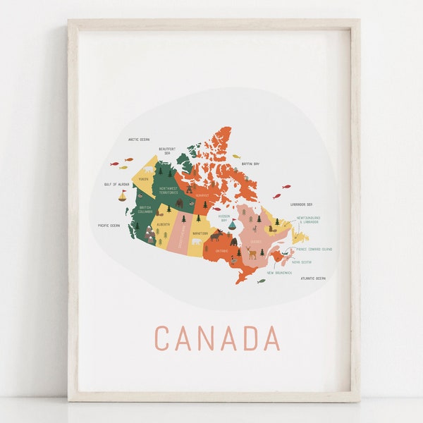 Canada Travel Poster - Etsy Canada
