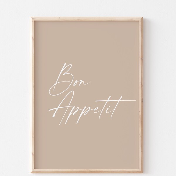 Bon Appetit Printable - Etsy