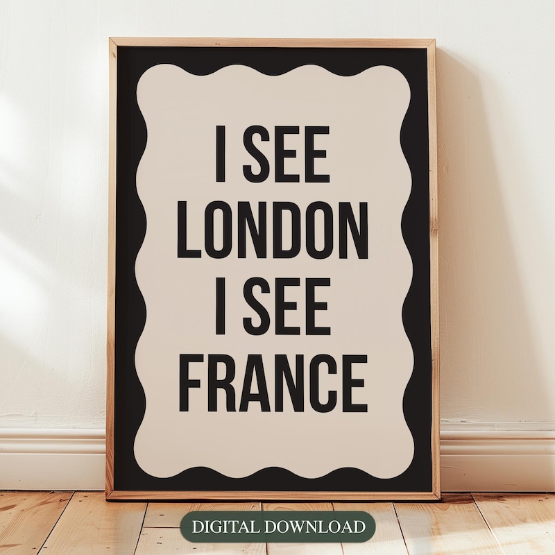 I See London I See France - Etsy