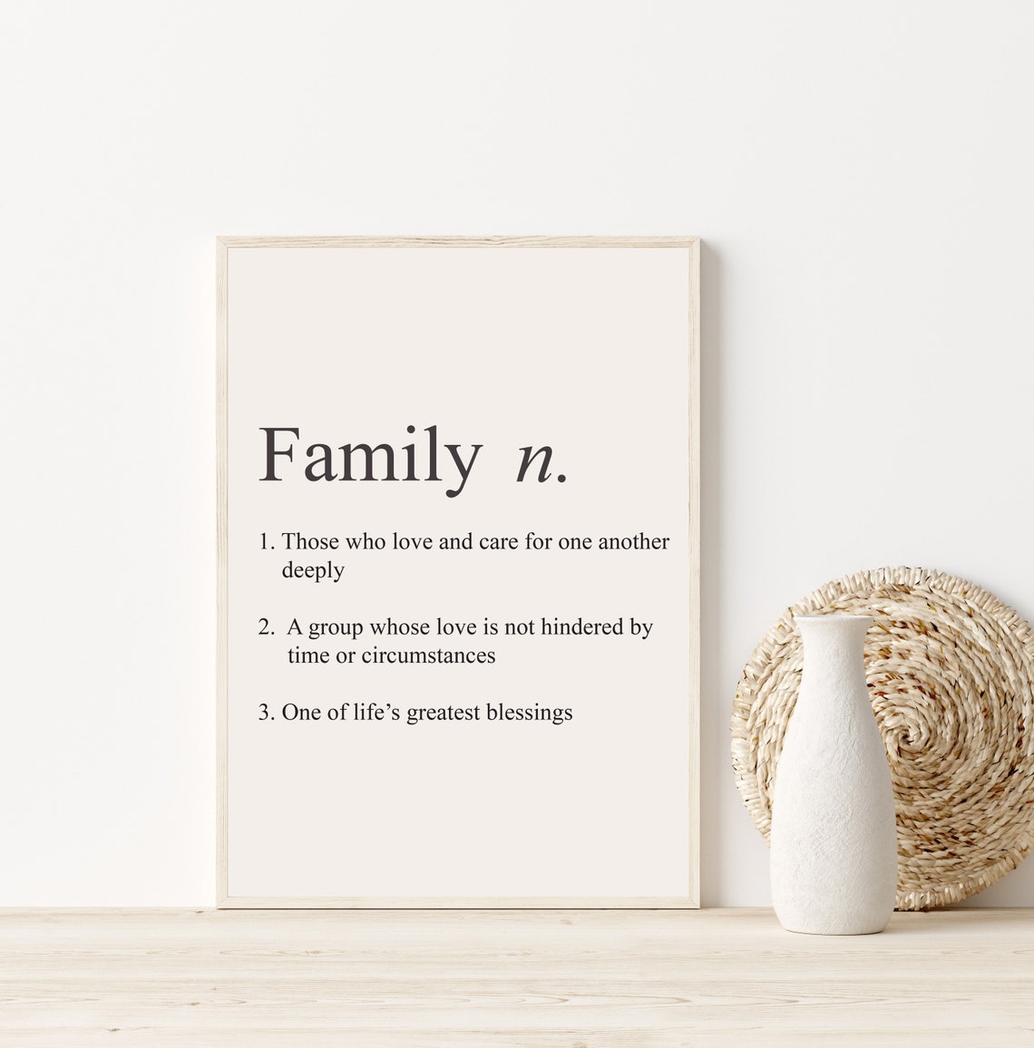 Family Definition Print Family Art Print Family Wall Art | Etsy