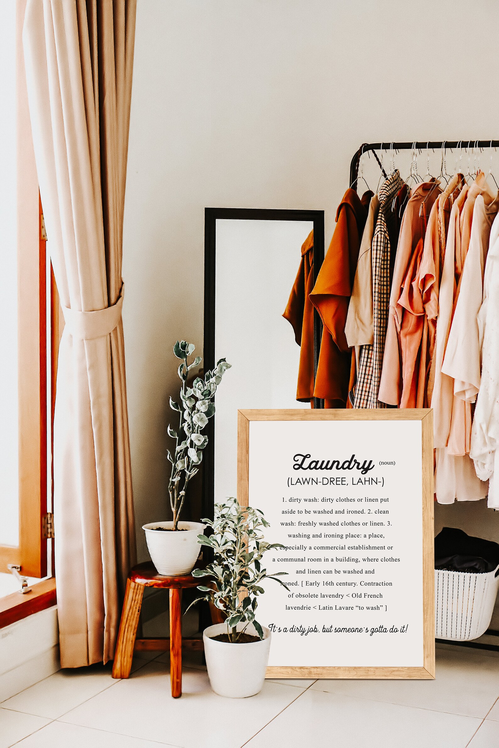 Laundry Definition Print Laundry Room Sign Laundry Room - Etsy