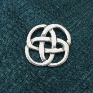 ST. JUSTIN Pewter Celtic Knot Brooch, Vintage 1980s/1990s - Etsy