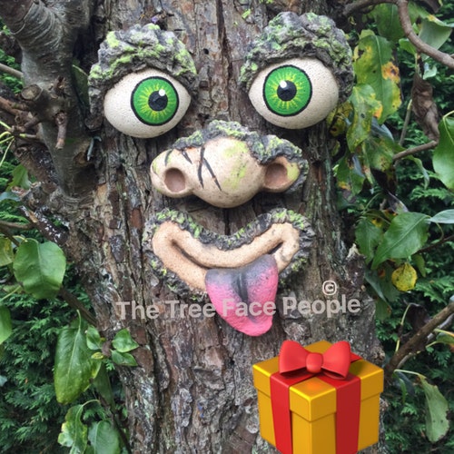 Tree Face Outdoor Garden Decorations Gifts for Mum Dad. | Etsy