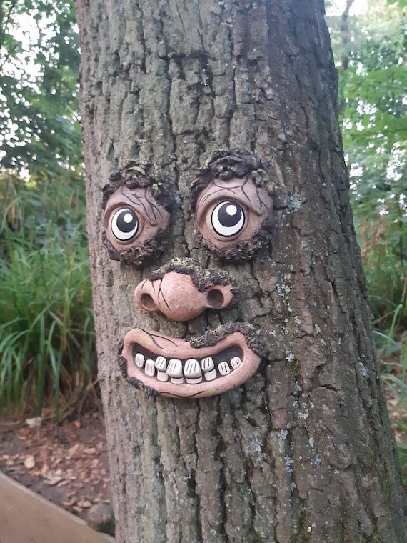 Large Funny Tree Face a Lovely Quirky Gift for Birthdays. A - Etsy