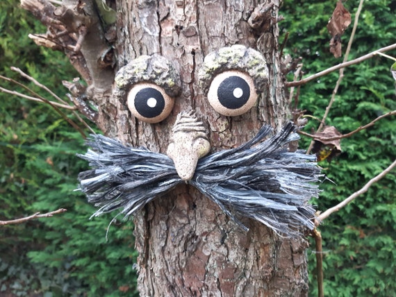 Outdoor Tree Face Decorations