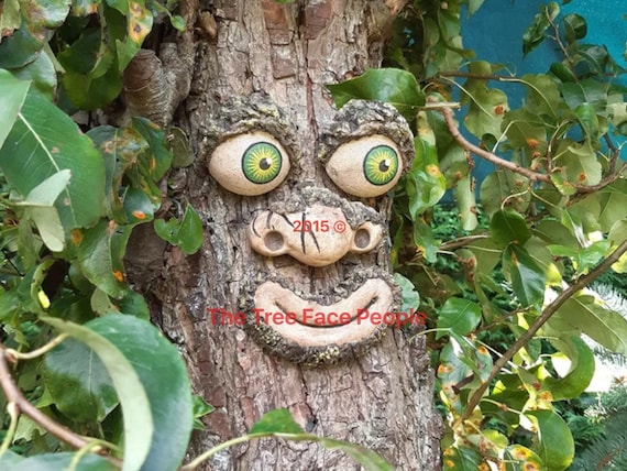 Outdoor Tree Face Decorations