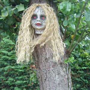Tree Face Halloween, Scary Ghost Face, Witch, Spooky Ghost, Outdoor ...