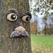 Willy the Tree Face. Funny Faces for Trees. Outdoor Sculpture, Statue ...