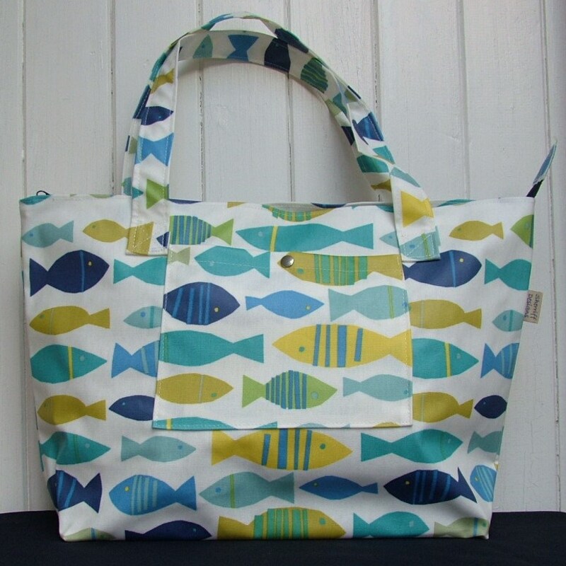 Fish Tote Bag - Etsy