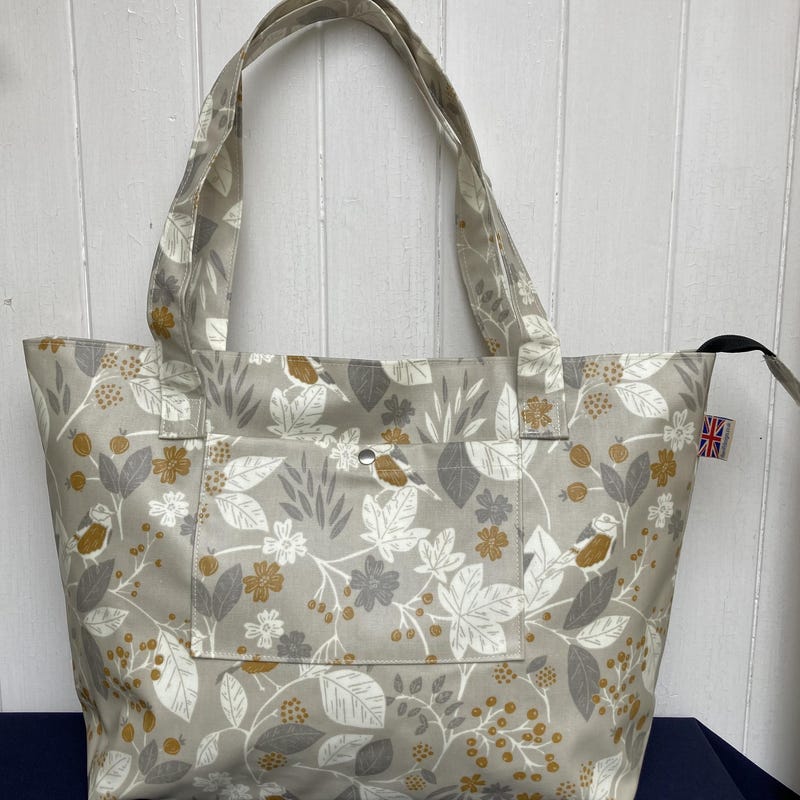 Oilcloth Tote Bag - Etsy
