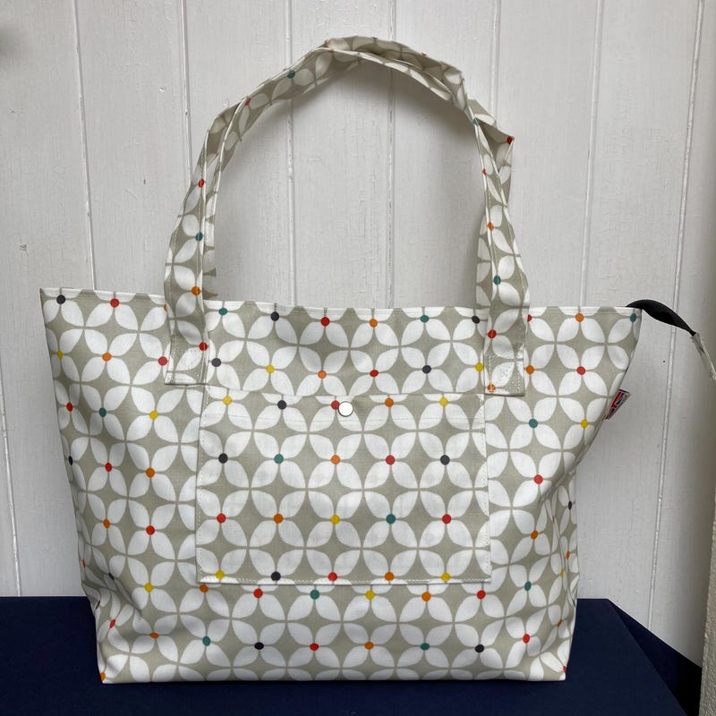 Oilcloth Tote Bag - Etsy