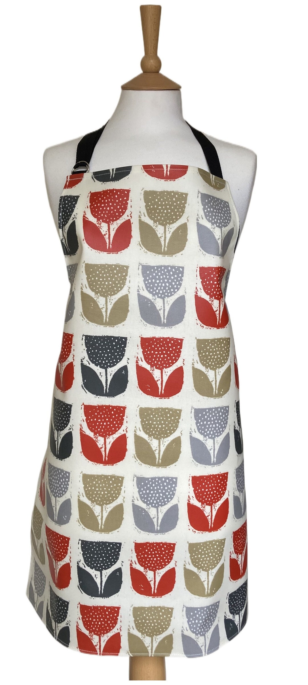 Poppy Pod Adult Oilcloth Apron - Etsy