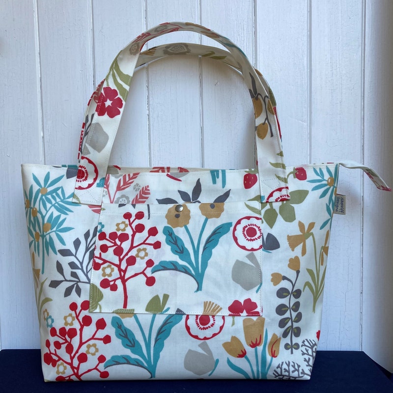 Oilcloth Tote Bag - Etsy