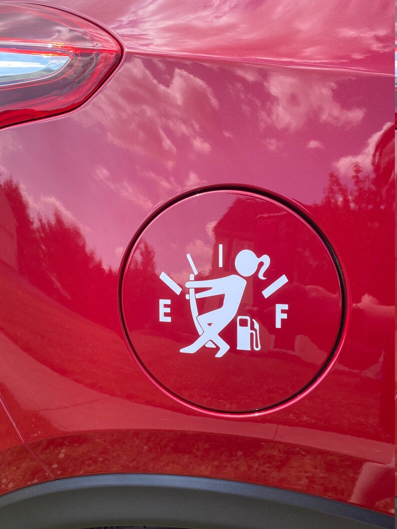 Gas Girl Decal Gas Gauge Decal Gas Needle Decal Funny Gas | Etsy